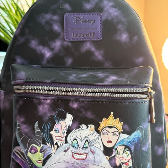 Loungefly | Bags | Loungefly Villains Purple Backpack | Poshmark